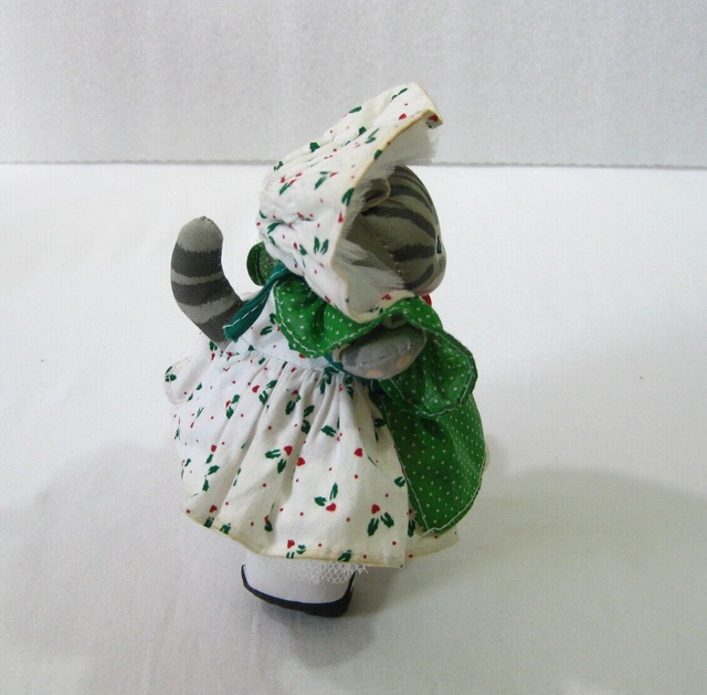 Vtg Applause Dustyn Schear Dollycats Christmas Plush Cloth Stuffed Toy ...