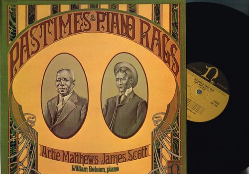 WILLIAM BOLCOM Matthews&Scott PASTIMES & PIANO RAGS LP Nonesuch H-71299 ...