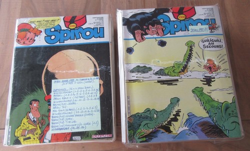 SPIROU FASCICULES ANNEE 1982 COMPLETE AVEC SUPPLEMENTS TTBE | eBay