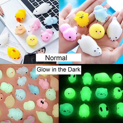 25 Squishy Lot Normal / Glow-in-the-darkf Rising Fidget Cute Animal ...