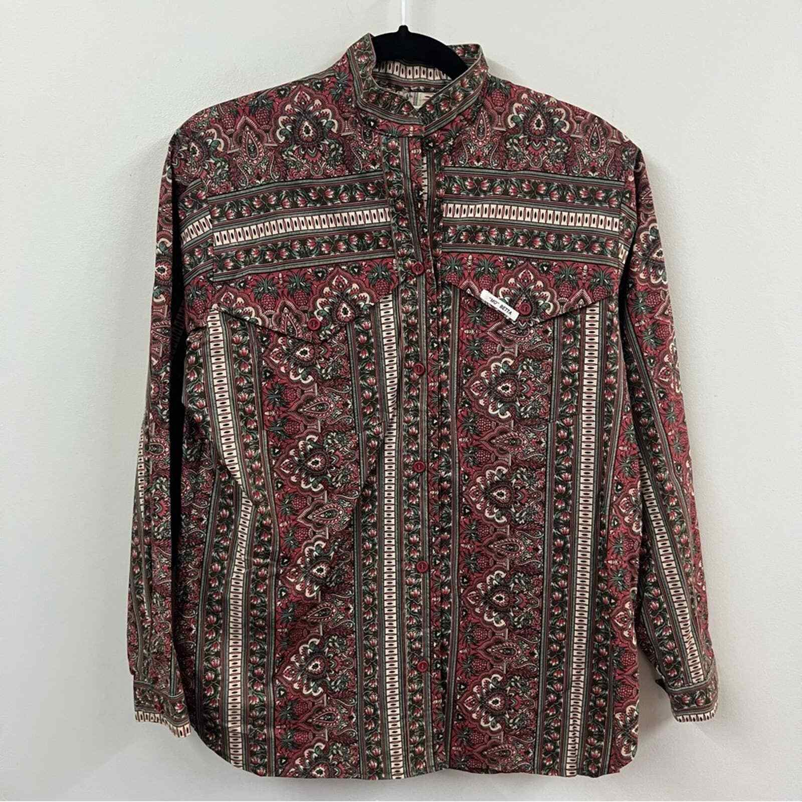 Mo Betta Vintage Western Cowgirl Button Front Shirt W… - Gem
