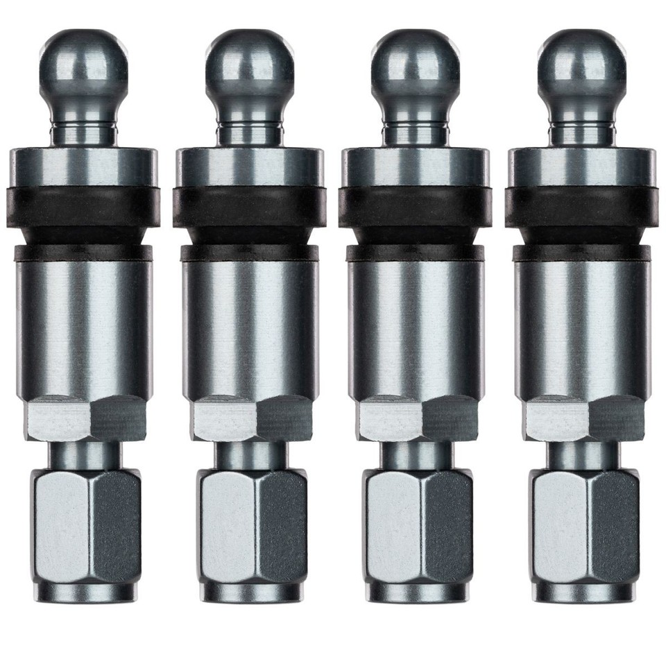 4x Tire Pressure Sensors TPMS Sensors Metal Valve Gunmetal for McLaren ...