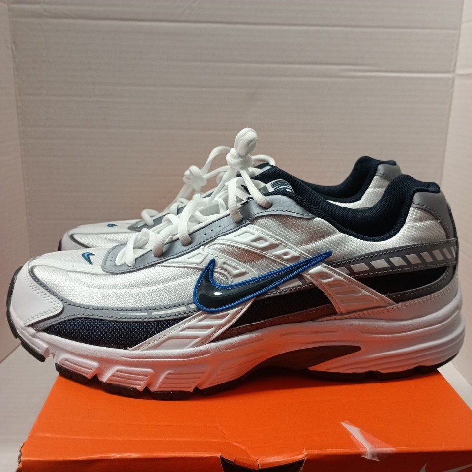 Nike Running Shoes Initiator White Obsidian Metallic Grey 394055-101 ...