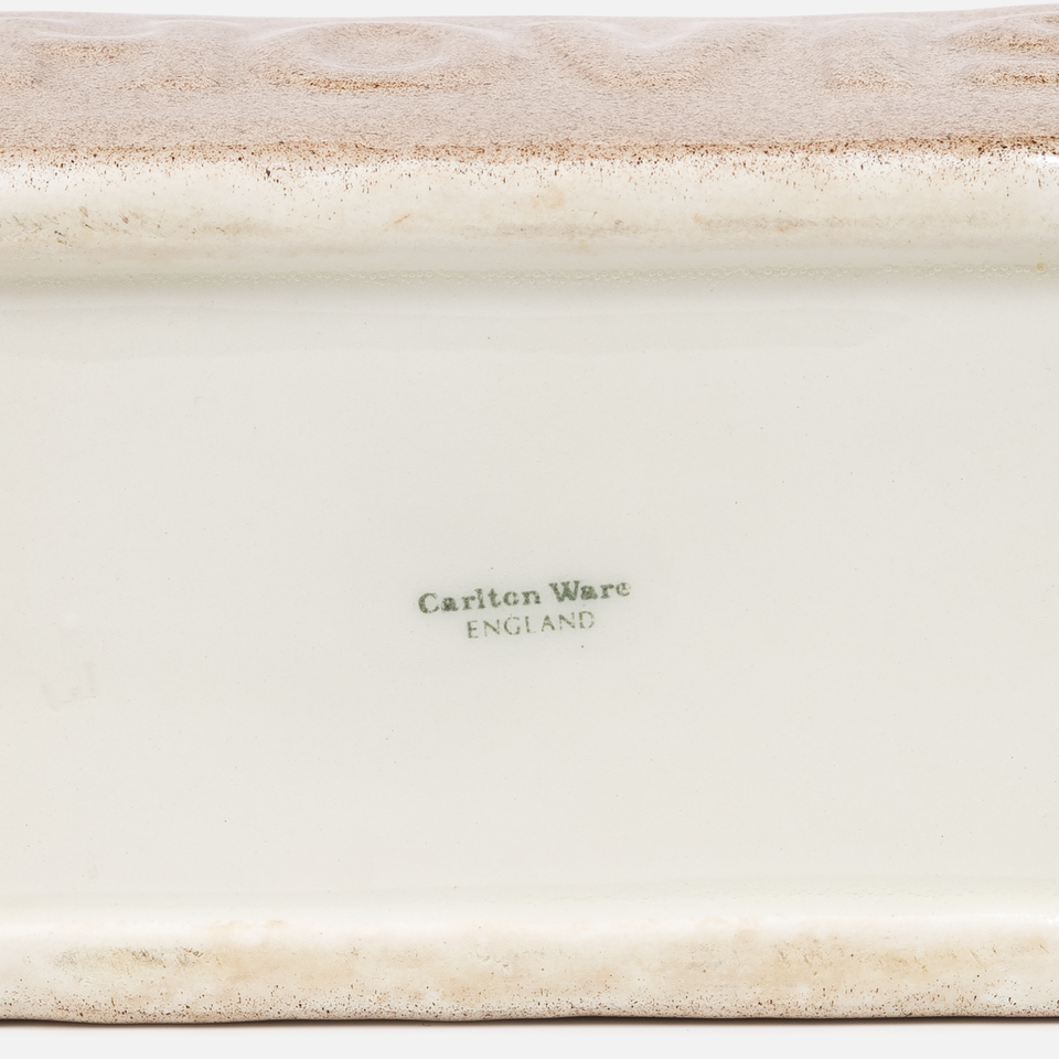 VINTAGE Carlton Ware HOVIS Lidded Butter Dish. Made in England circa ...