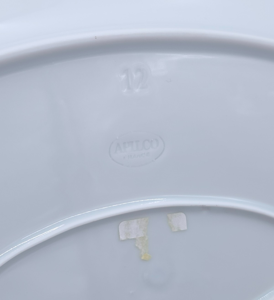 Apilco France CONCORDE 13" Oval Serving Platter(s) EXC+ Whiteware | eBay