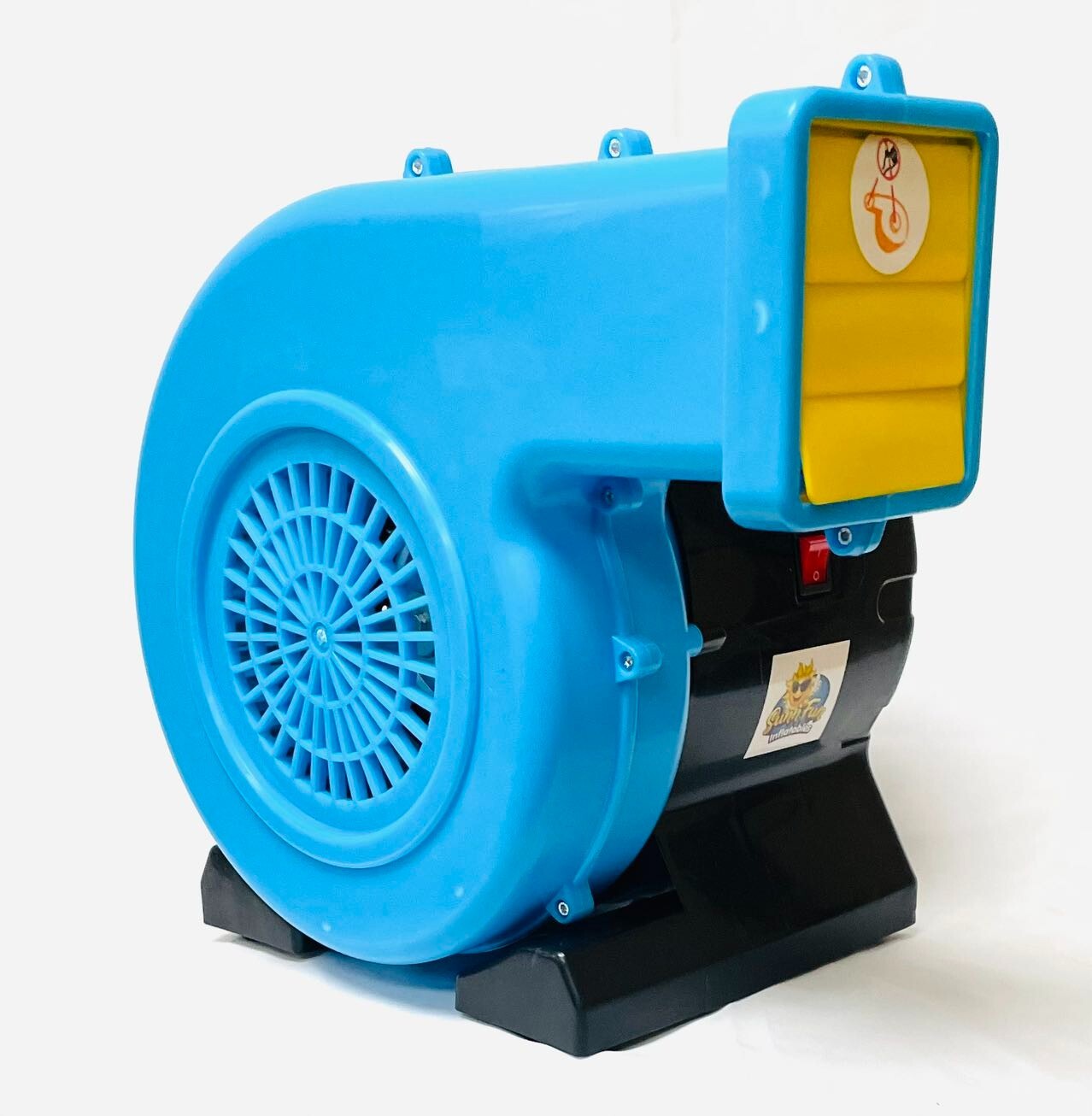 Inflatable Rainbow Bounce House Combo Wet Dry Slide 100% PVC Pool & 1HP ...