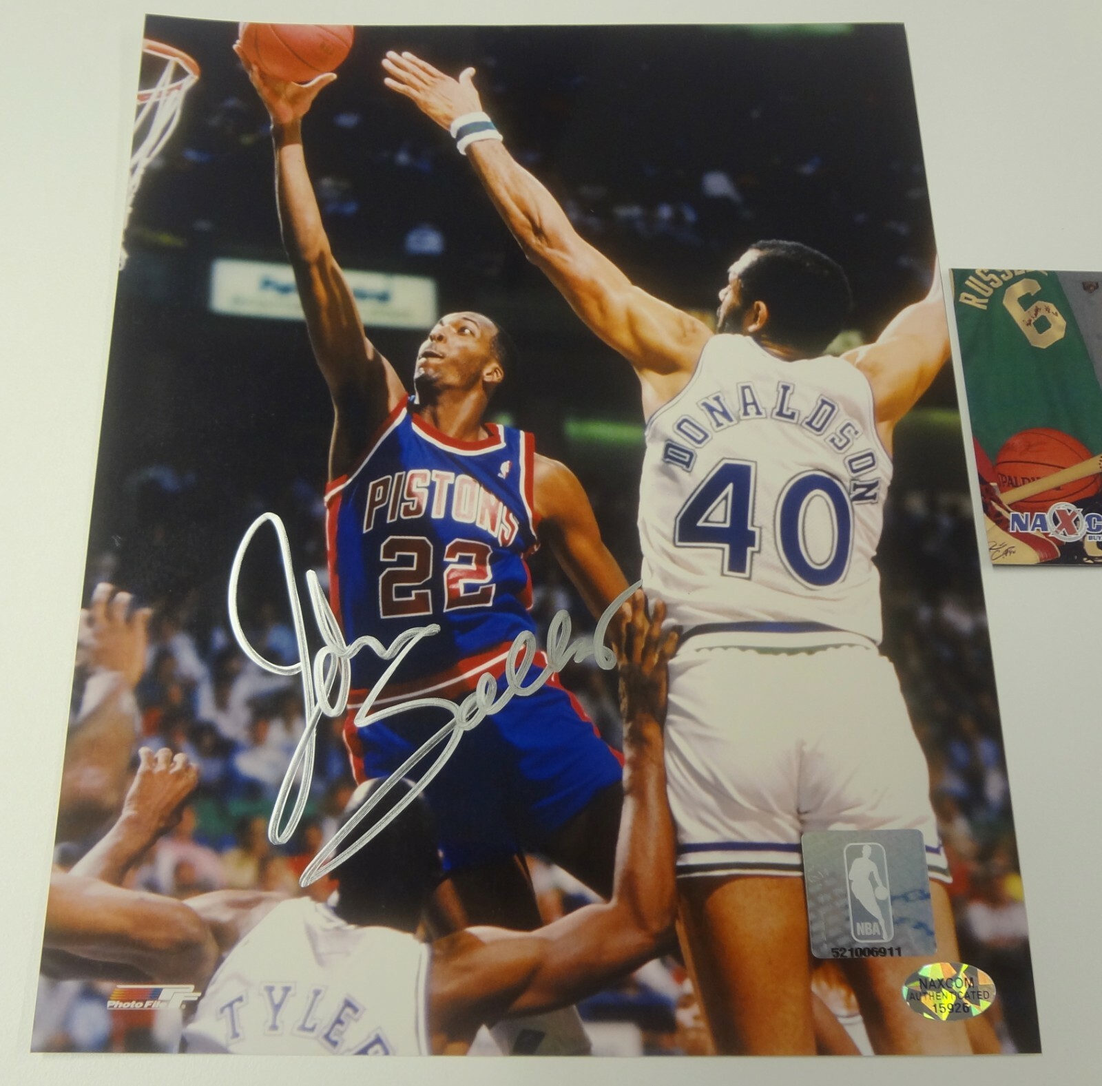 John Salley Signed 8x10 Photo Autograph Detroit Pistons Auto Hologram ...