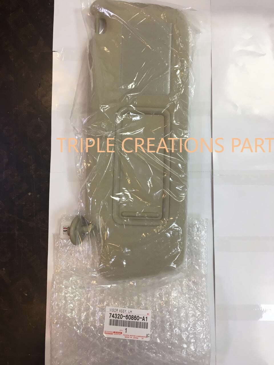 74320-60860-A1 Genuine Toyota Visor Assy LH 7432060860A1 OEM | eBay