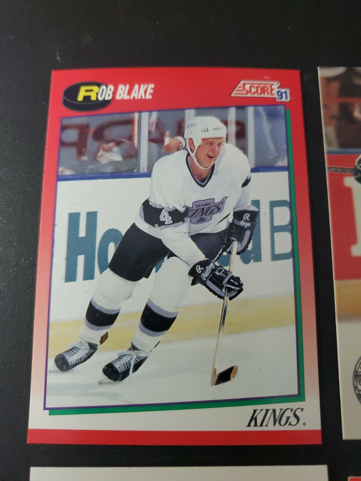 1990-91 O-Pee-Chee Premier Rob Blake #6 - Rookie Card + (3) Misc Blake ...