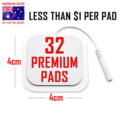 Pro TENS Metron ProTENS compatible ELECTRODE PADS - 4cm x 4cm x 32 ...