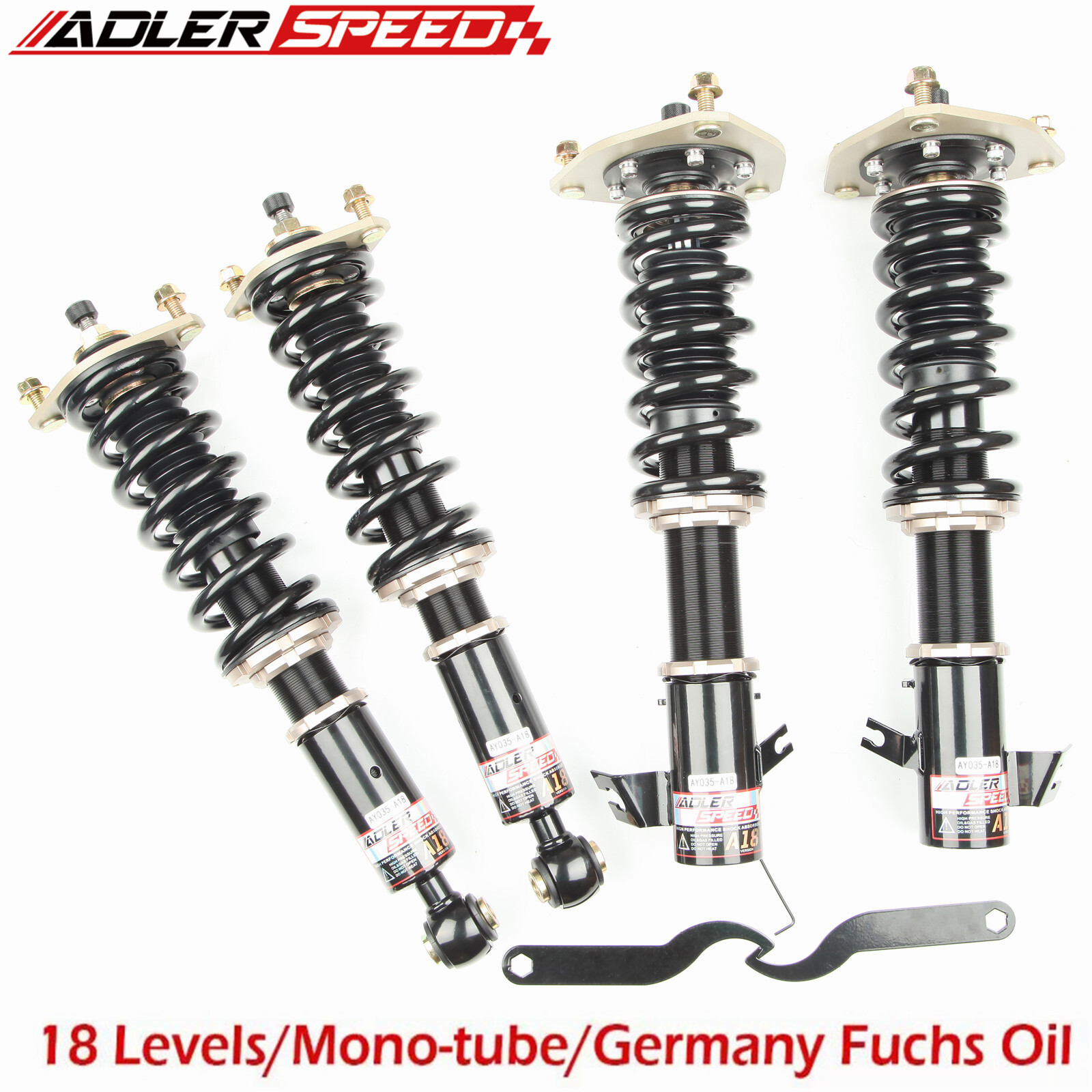 4PCS Front+ Rear Coilovers Lowering Kit For Mitsubishi Mirage 97-01 ...