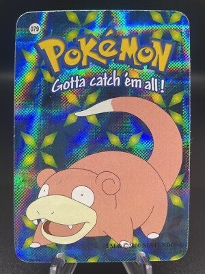 Slowpoke #079 2000 Pokémon Vending Prism Holo Sticker Card | eBay