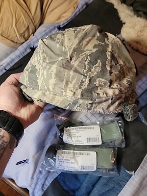 DISCONTINUED NEW MICH ACH ARMY HELMET COVER ABU TIGER STRIPE XL+2 ACH ...
