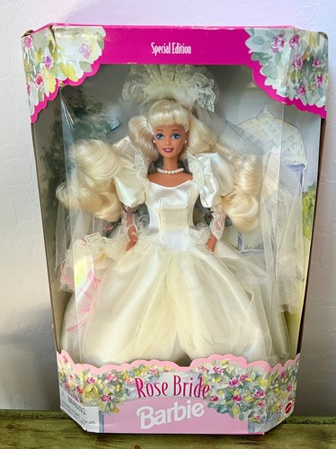 Rose Bride Barbie Doll Special Edition, wedding gown, accessories ...