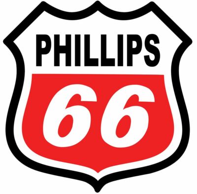 PHILLIPS 66 SHIELD SHAPED 15" HEAVY DUTY USA MADE METAL GASOLINE CLEAN ...