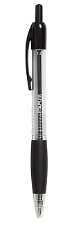Staples® Retractable Ballpoint Pens Medium Point Black Dozen | eBay