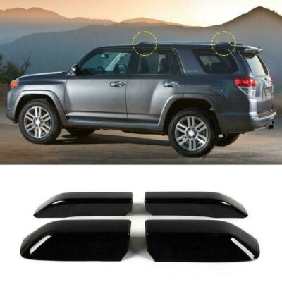 For 2010-2021 Toyota 4Runner Black Roof Cargo Rack End Cap Protection ...