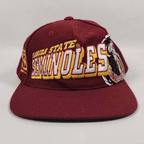 Vintage FSU Seminoles Snapback Hat Sports Specialties Grid | eBay