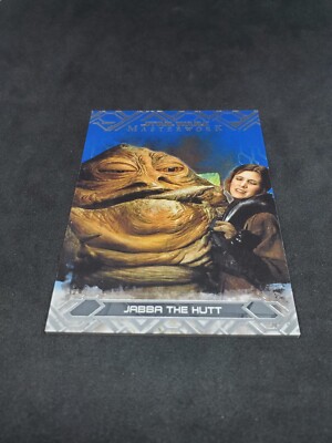 Star Wars Topps Masterwork 2017 Blue Insert Card - Jabba The Hutt 52 | eBay