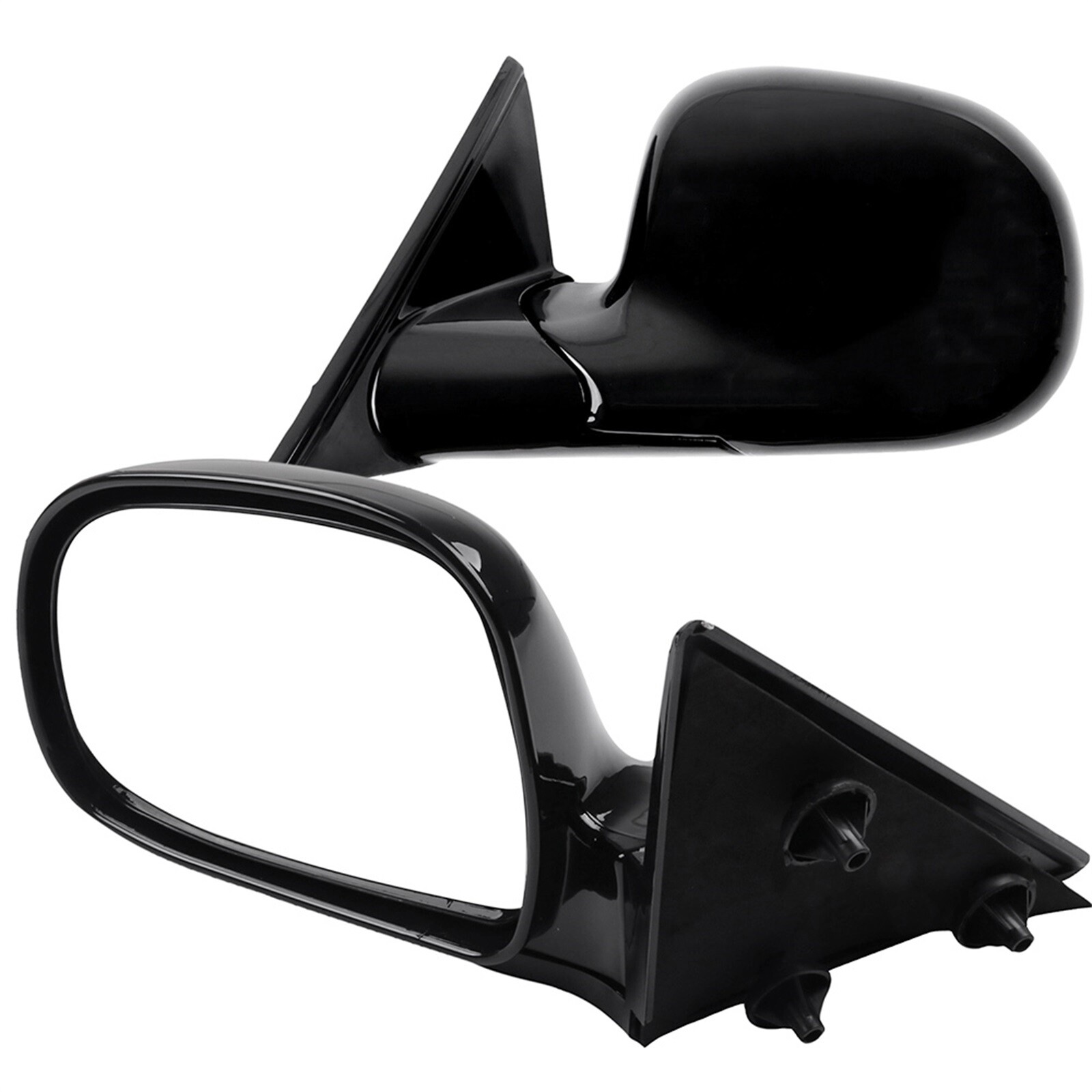 Fits 94-98 Chevy Blazer S10 GMC Jimmy S-15 Pair Manual Black Side View ...