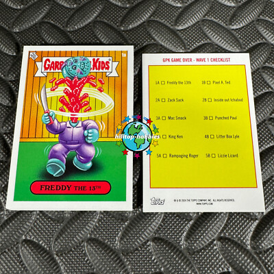 2024 GARBAGE PAIL KIDS GAME OVER WAVE-1 10-CARD SET 1A/B-5A/B | eBay