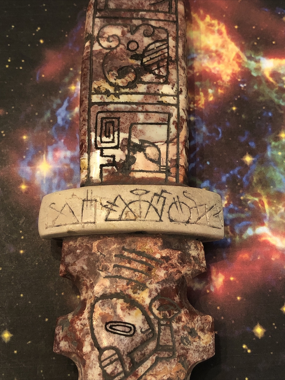 10 Inch Ancient Extraterrestrial Alien Carved Stone Knife | eBay