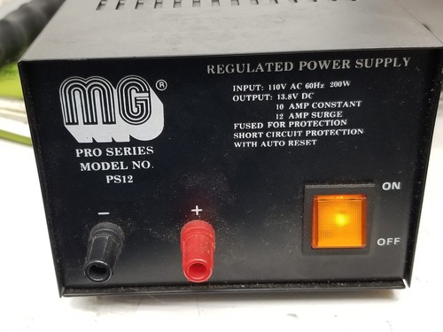 MG Pro Series Model PS12 Regulated Power Supply 13.8V DC Working Shelf W4 | eBay