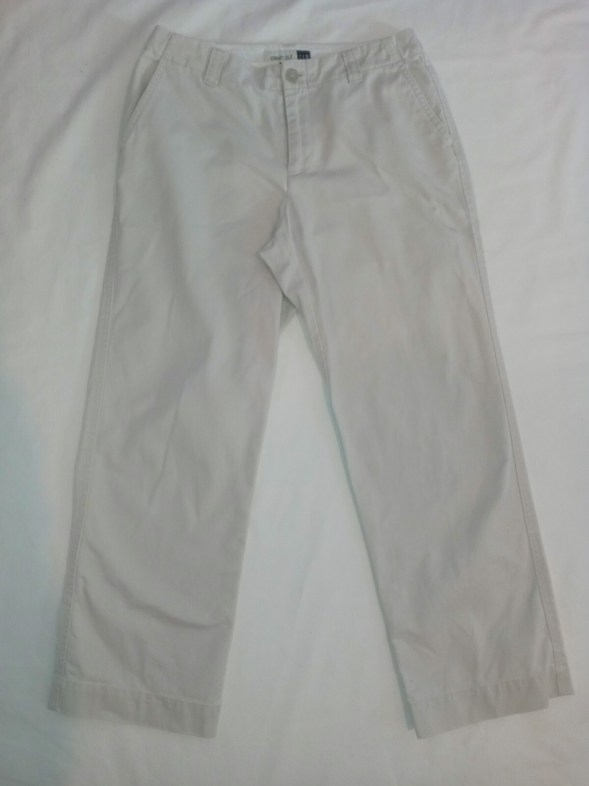 Gap Pants Womens 1 White Classic Ankle Clean Cut Chi… - Gem