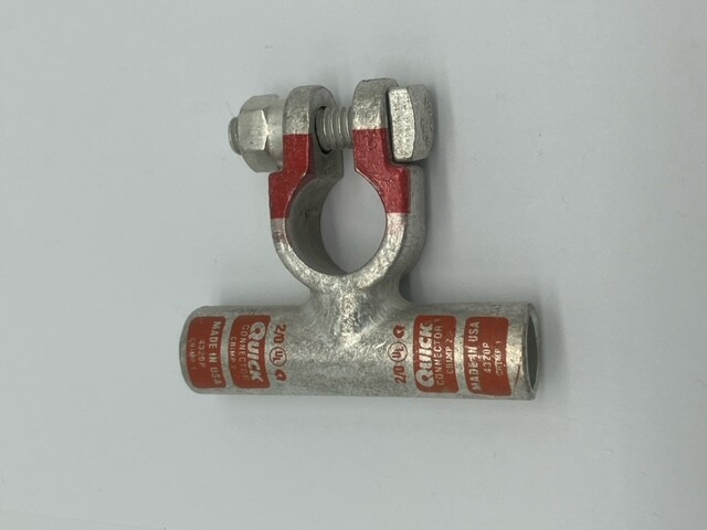 Battery Cable Ends Copper Flag Post Terminal Connectors 1/0 to 4/0 | eBay