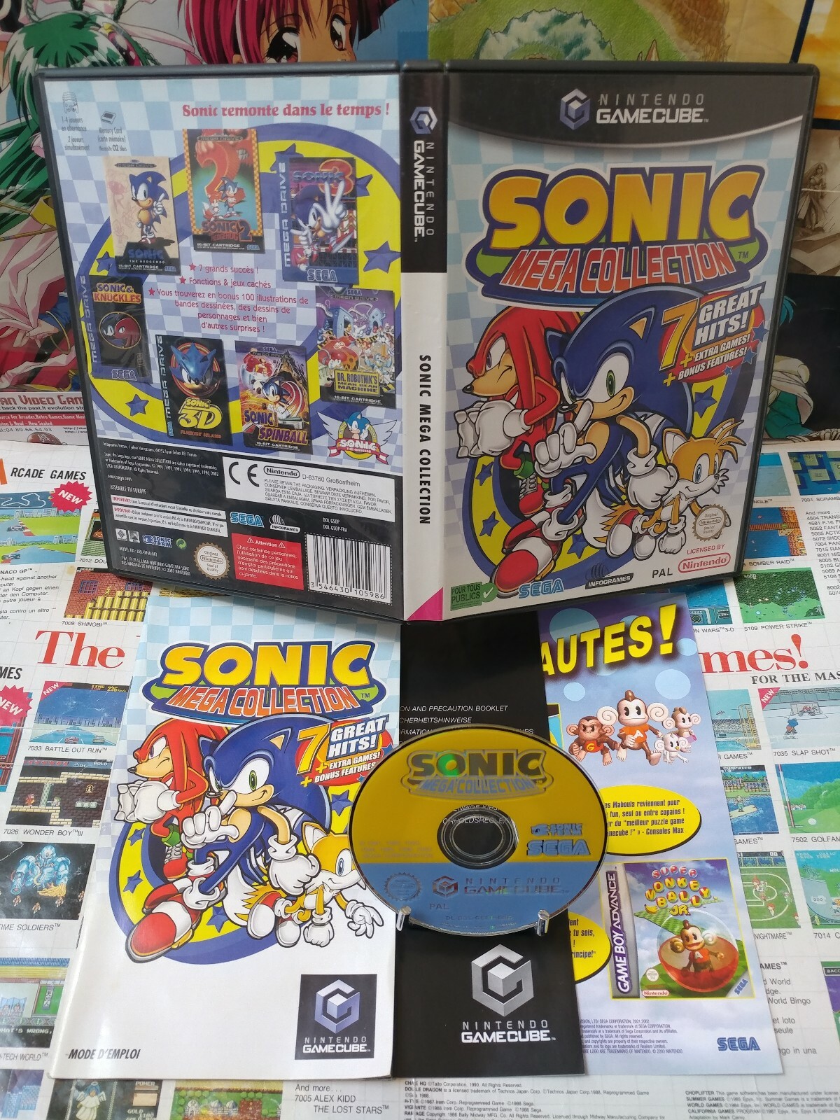 Sonic Mega Collection Game Cube - Prix - Photo - Présentation