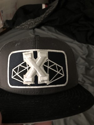 SnapBack hat. Custom straight edge. Hardcore drug free sample Diamond ...