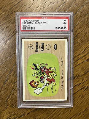 1960 Fleer Casper #4 Hickory, Dickory....Sock! PSA 7 | eBay
