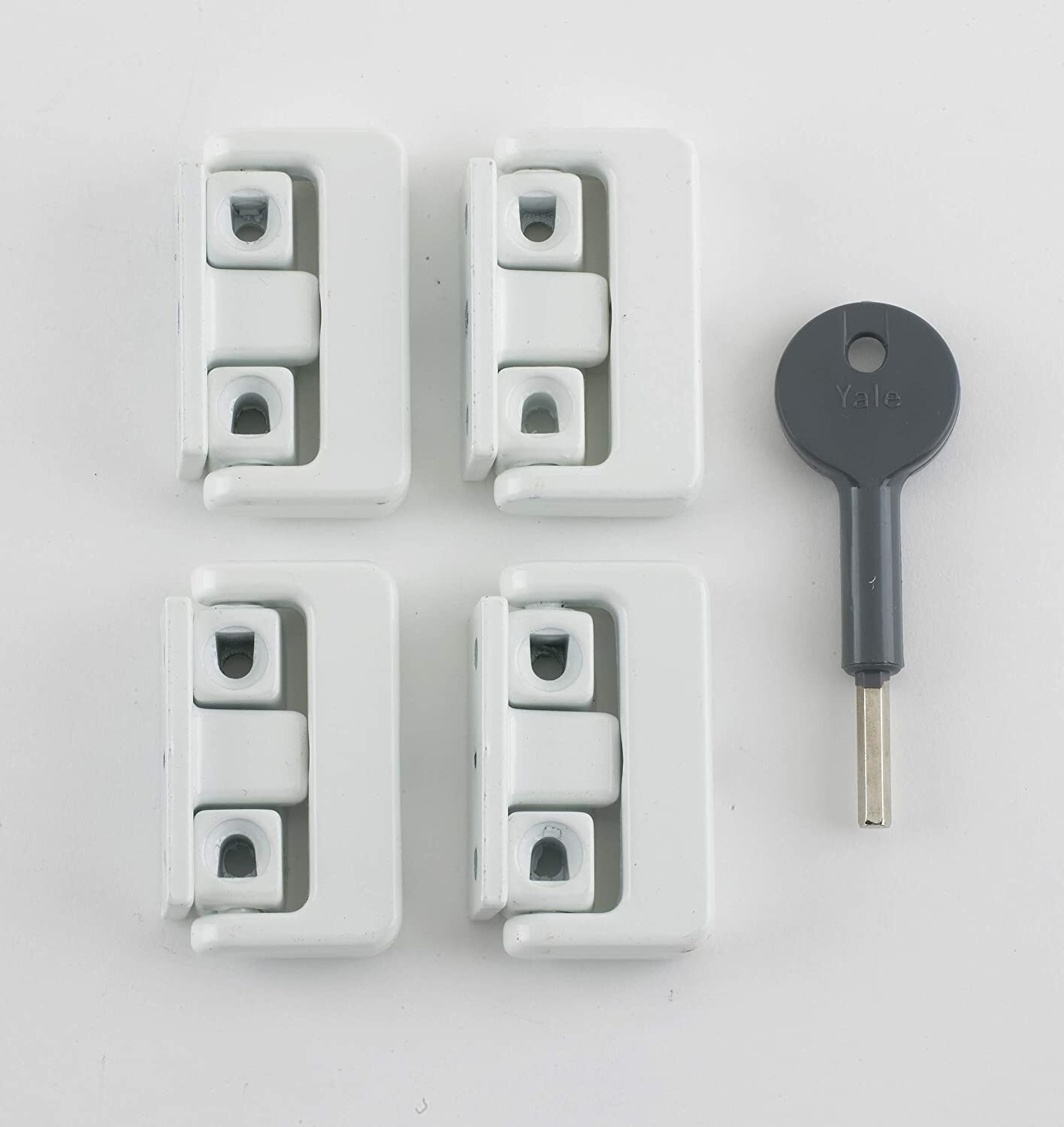 Yale Locks 8k101 Window Latches White Finish Multi Pack of 4 Visi ...