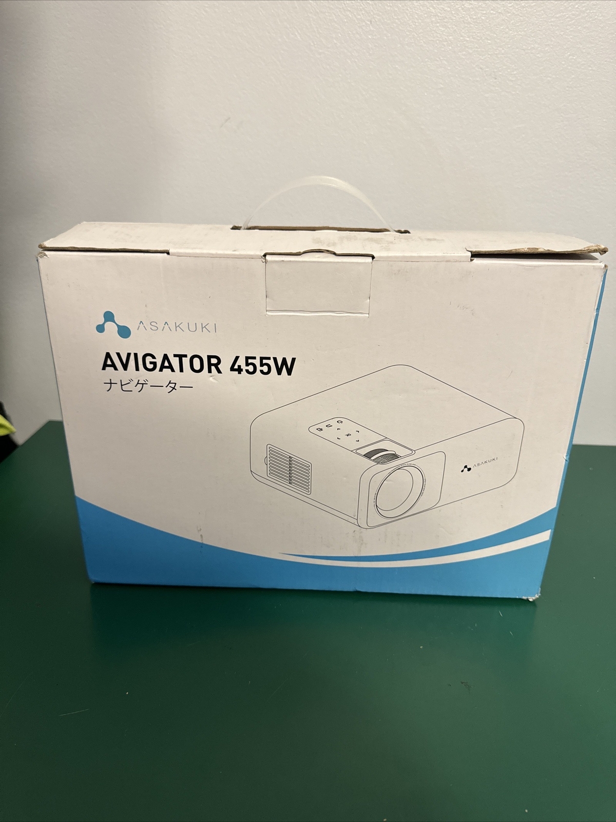 ASAKUKI Avigator 455W 5G WiFi Projector 1080p 350 ANSI Lumen Portable ...
