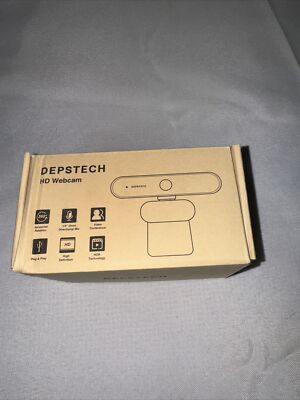 DEPSTECH D04 1080P HD Webcam with Microphone Streaming Webcam for ...