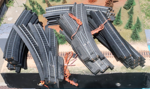 ho scale life like track lot | eBay