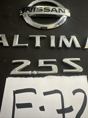 07 08 09 10 11 12 Nissan Altima 2.5 2.5S Emblem Logo Badge Rear Trunk ...