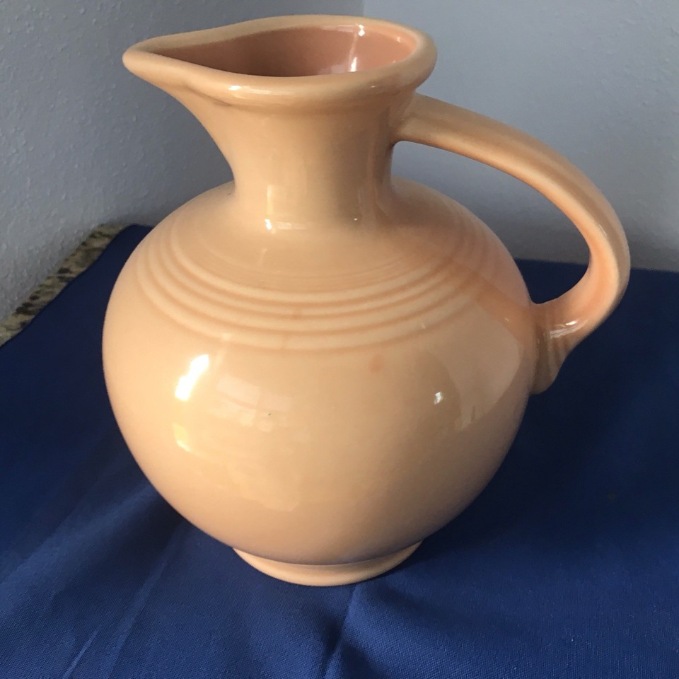 Vintage Fiestaware HLC Fiesta Apricot Water Jug Carafe | eBay