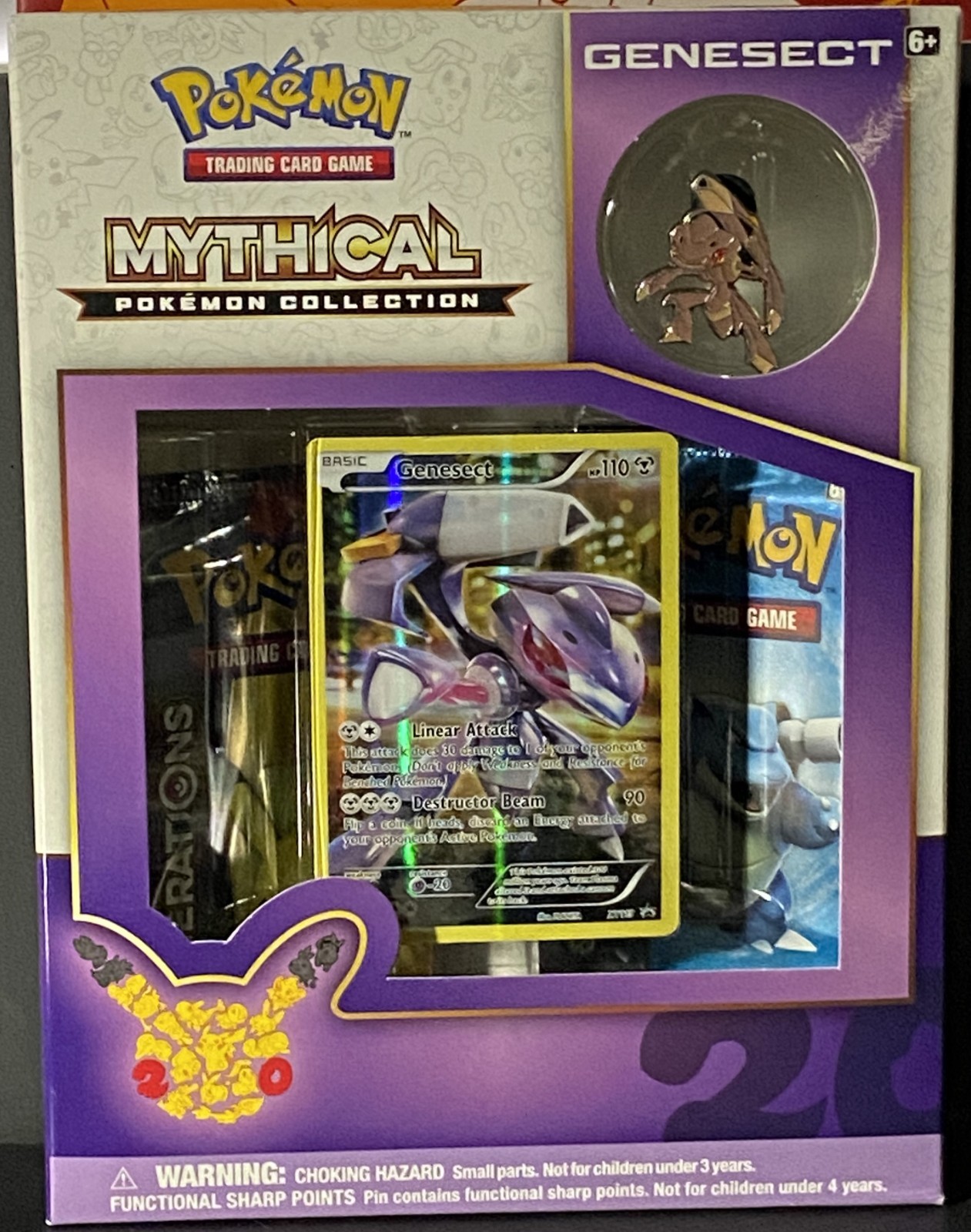 Pokemon 2016 XY 20th Anniversary Generations Mythical Collection Box ...