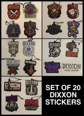 LOT OF 20 DIXXON FLANNEL TAG STICKERS | eBay