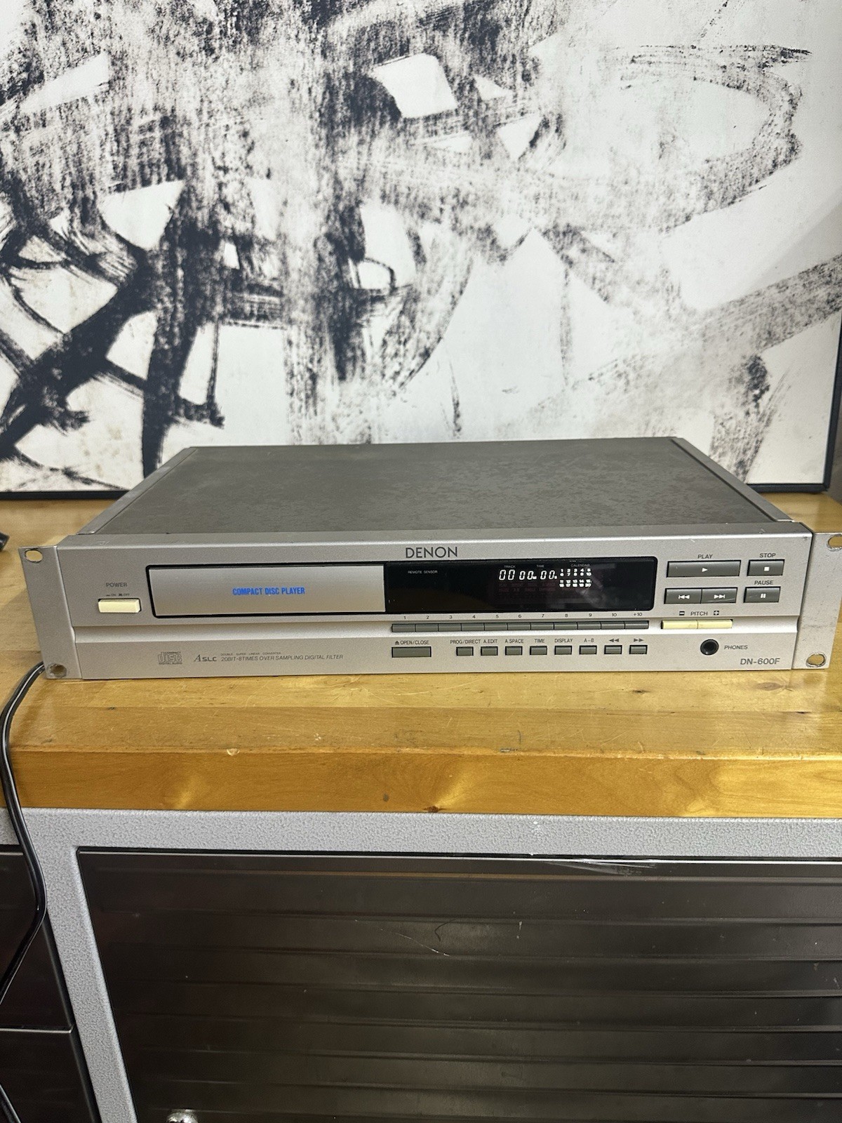 Denon DN-600F Single Compact Disc Player Rack Mount No Remote | eBay
