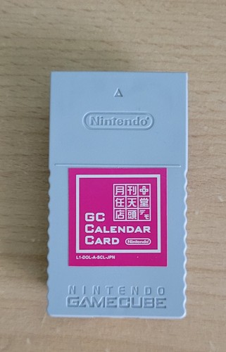 Nintendo GameCube Calendar Card (Model No. DOL-023) (Untested) | eBay