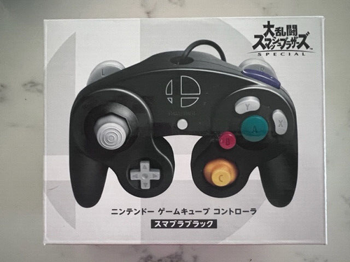 Nintendo Game Cube Super Smash Bros Controller - Black Japan Imported ...