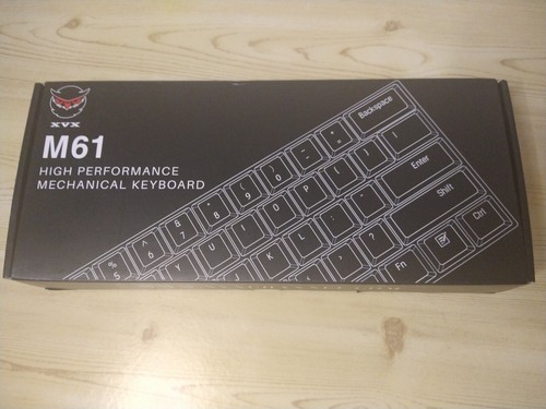 XVX M61 gaming keyboard 60%Game keyboard red axis 61 key 2.4g wireless ...