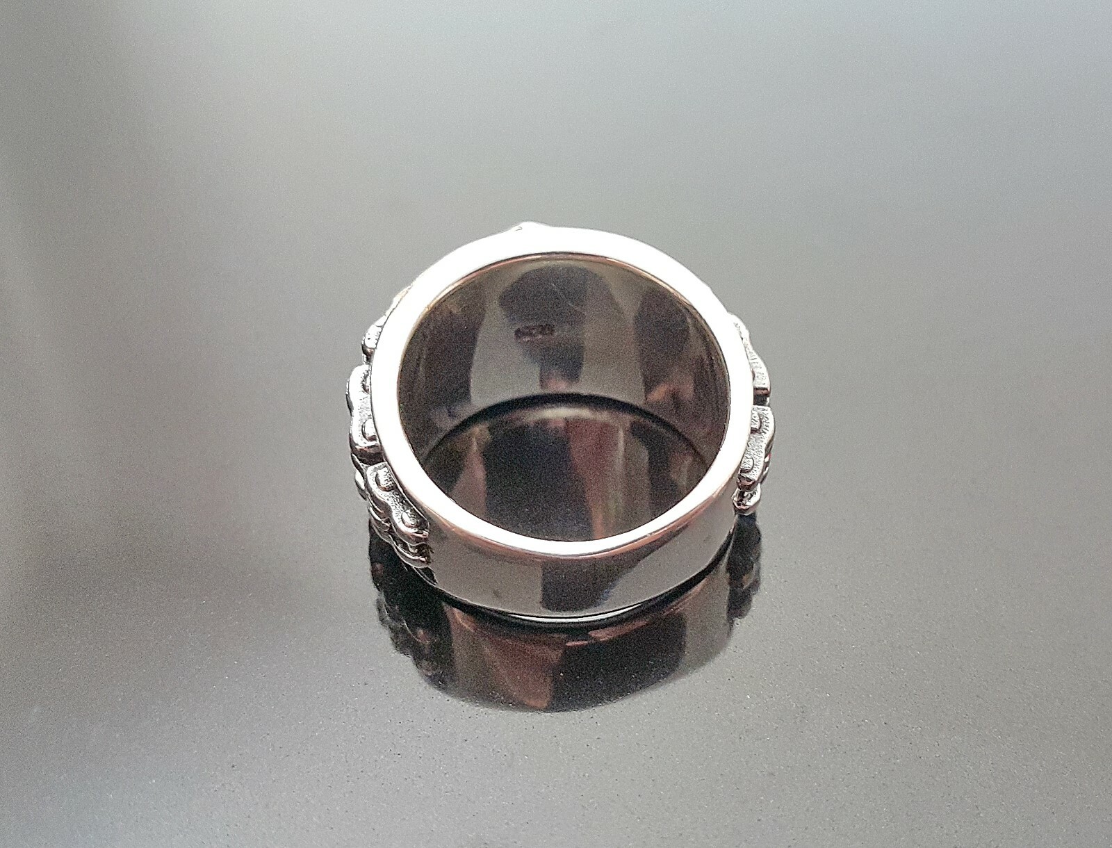 925 Sterling Silver Motor CYCLES Biker Rocker RING Exclusive Pre-owned ...