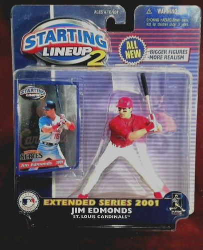 2001 St. Louis Cardinals Jim Edmonds MLB Extended Series Starting ...