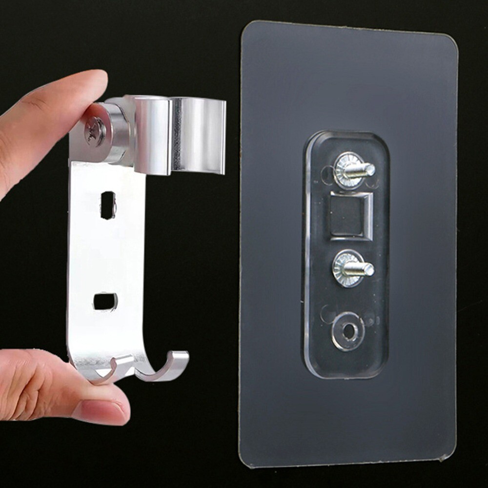 Wall Picture Hanger Double Hole Screw Sticker Adjustable Nut Patch | eBay