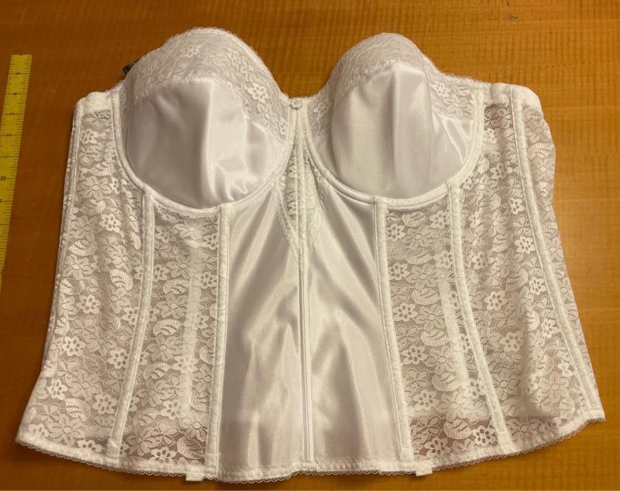 Dominique Intimate Apparel White Juliette Corset Bustier Size 48 C ...