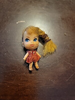 Vintage 1966 MATTEL Liddle Kiddle Dolls Lucky Locket Lorna Doll Blonde ...