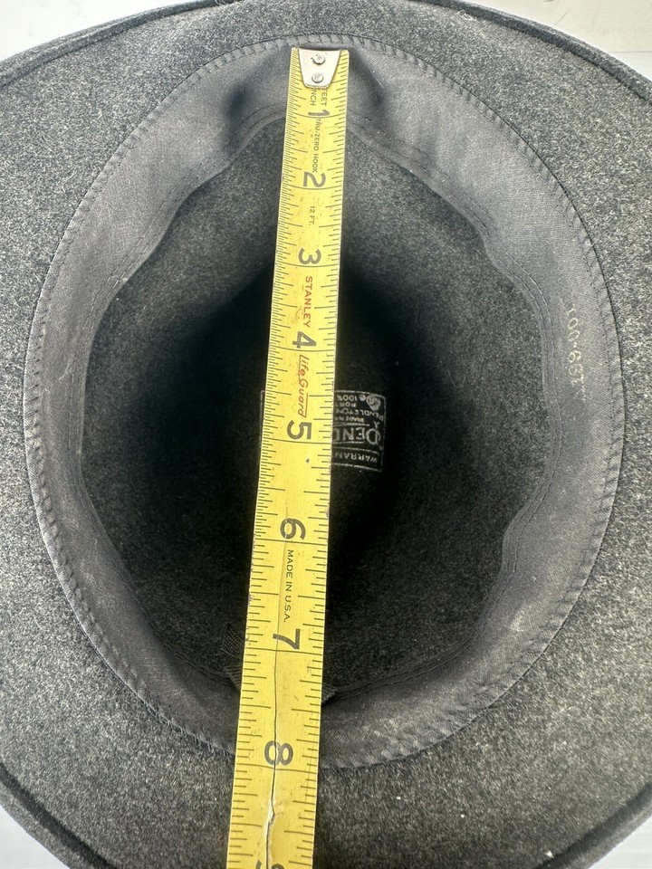 Pendleton Black Wool Hat Brown Strap Neutral USA Size Small | eBay